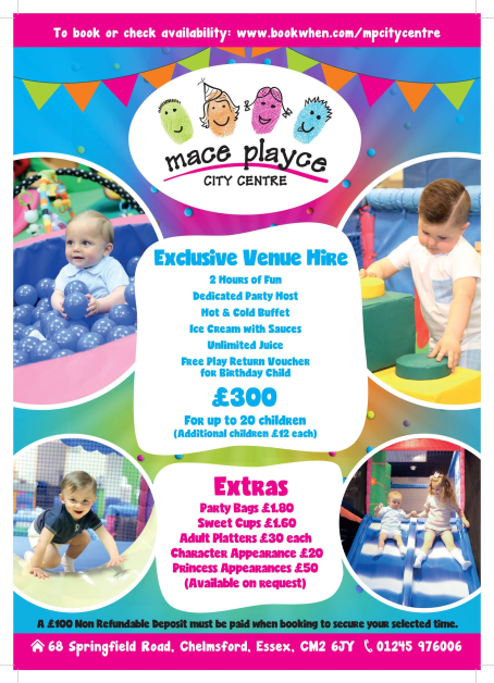 City Centre - Soft Play Centre Chelmsford